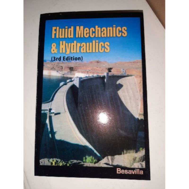 FLUID MECHANICS & HYDRAULICS (3rd edition) | Shopee Philippines