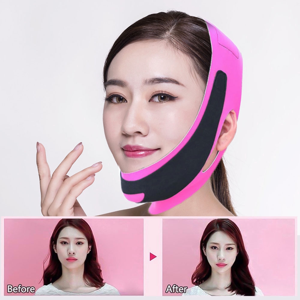 Face-lift Mask Facial Slimming Bandages Anti Wrinkle Chin Strap Band V ...