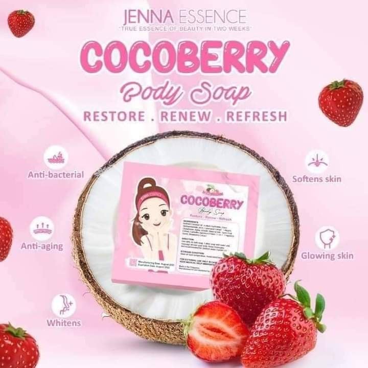Jenna Essence Cocoberry Soap (Individual Packaging) | Shopee Philippines