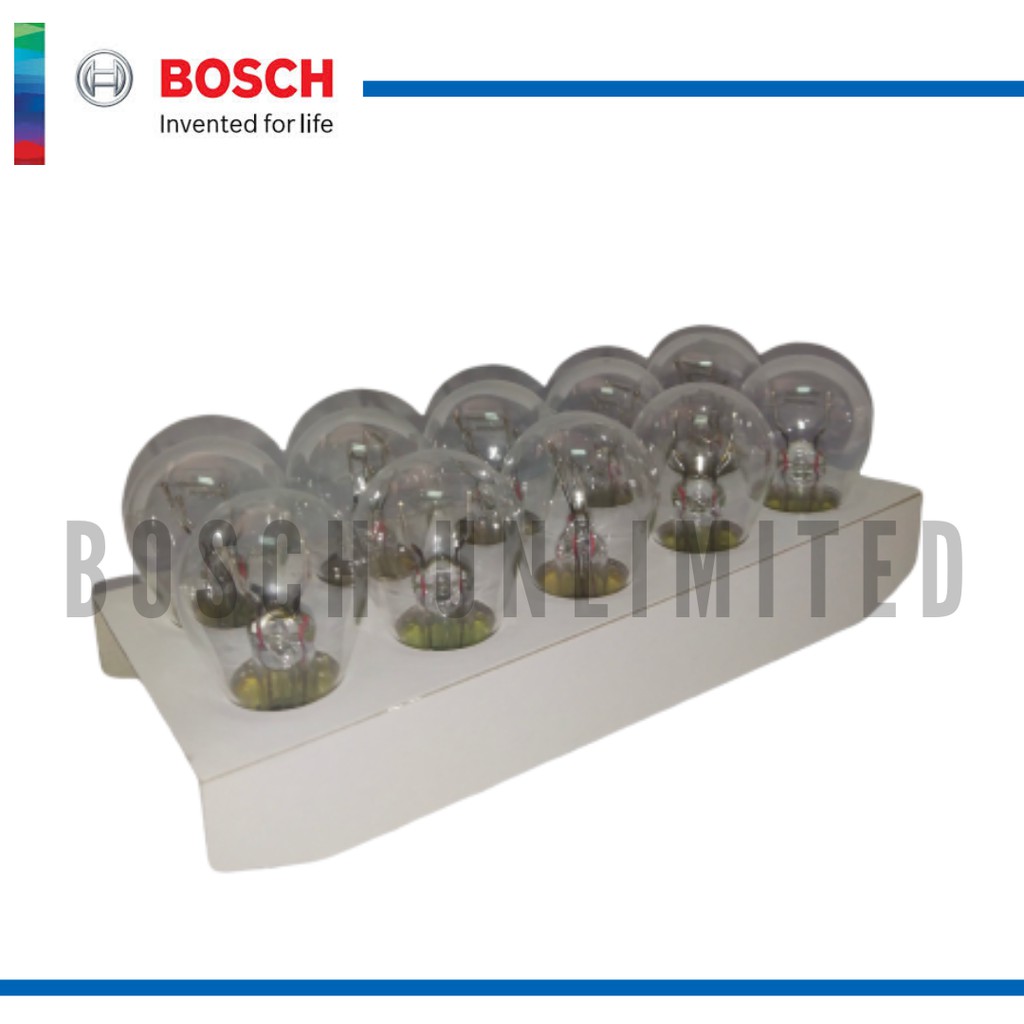 Bosch STANDARD BULB (Single Contact P21W - 12V / 21W) 10PCS. | Shopee ...