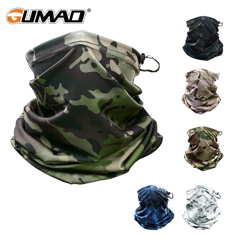 GUMAO Camouflage Tube Mask Magic Headband Motorcycle Tube Scarf Cycling ...
