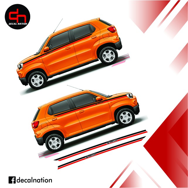 Suzuki Spresso Linear Decals Cut Out Vinyl Sticker | Shopee Philippines