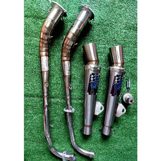 AUN, Daeng, Cha pipe set 44mm Low (Xrm110,Wave100, Smash , Rj110 or ...