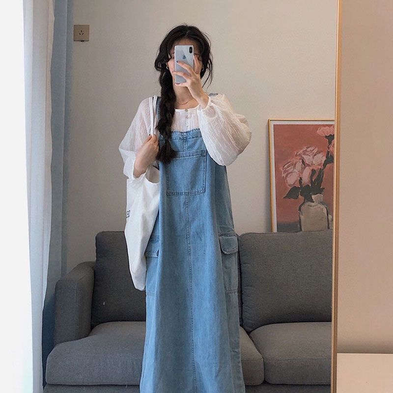 Korean overalls dynamic youthful | Shopee Philippines
