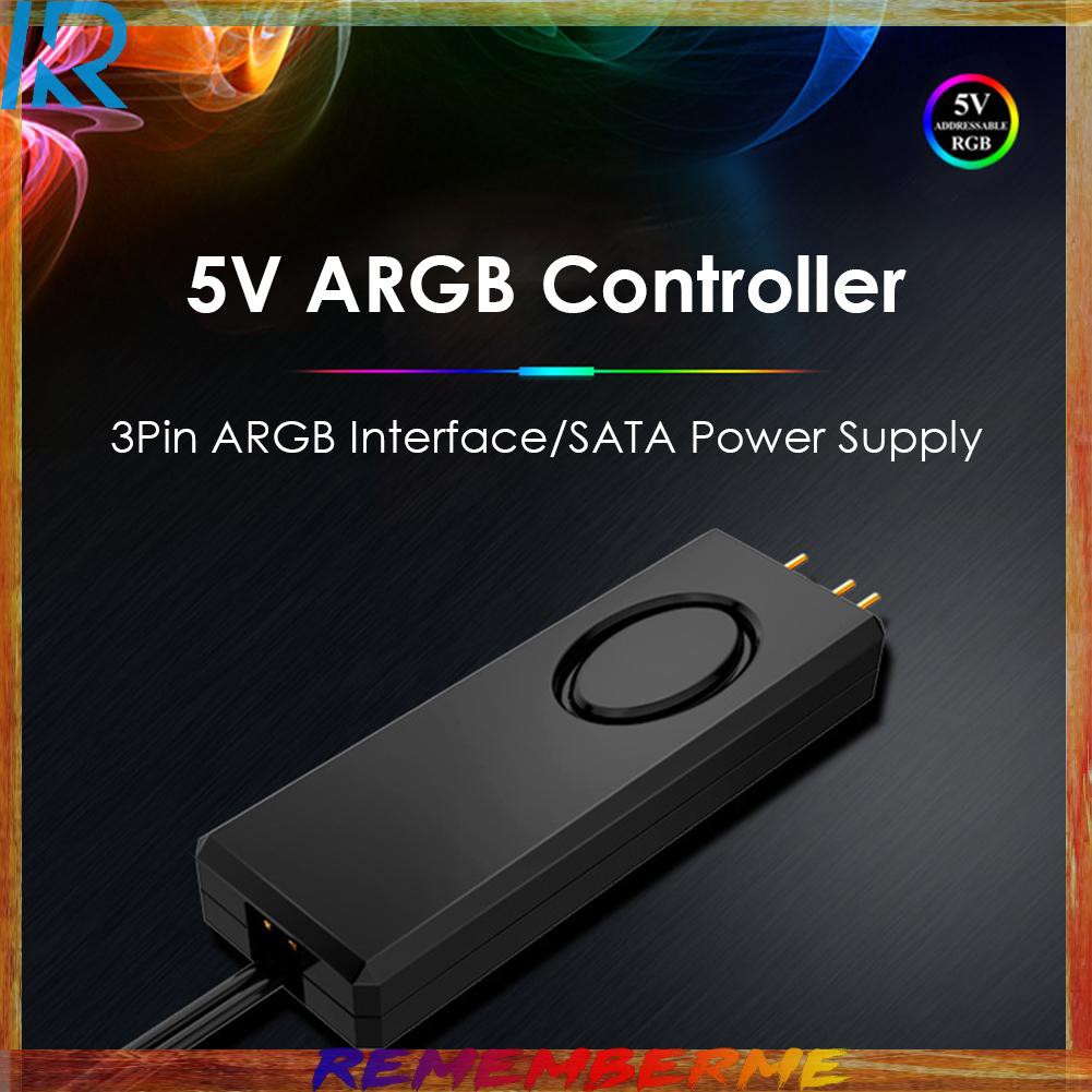 REM-5V Gorgeous ARGB Controller SATA Pin Power Supply Desktop RGB ...