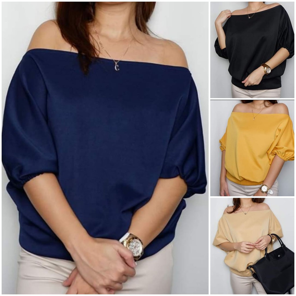 Elegant Plus Size Yana Blouse | Shopee Philippines