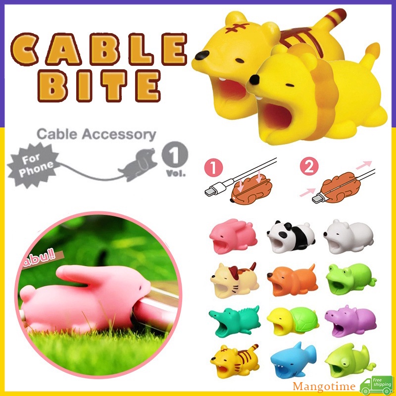 【Fast Ship】1Pc Cute Animal Cable Cord Protector Cable Winder Cover ...