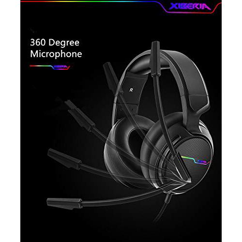 XIBERIA V20 Gaming Headset USB 7.1 Surround Sound Game Headphone for PC ...