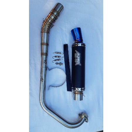 TMX 125/155 RUSI/PINOY/MOTOPOSH/SKYGO/EXT KING DRAG MUFFLER FULL SET ...