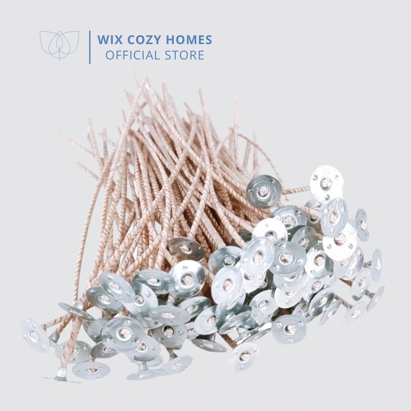 Wix Cozy Homes Pre Tabbed Paper Braided Candle Wicks | Shopee Philippines