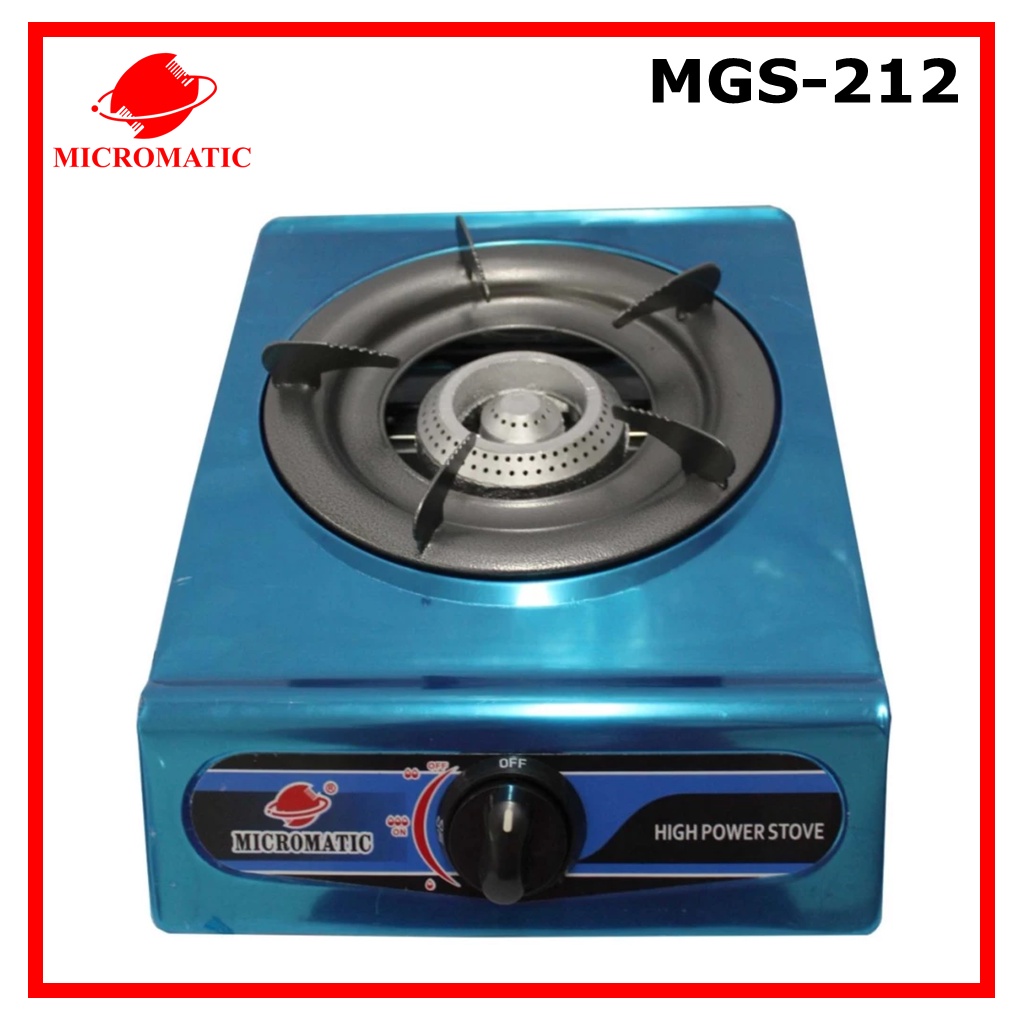 Micromatic MGS-212 Single Burner Gas Stove with Regulator CnP | Shopee ...