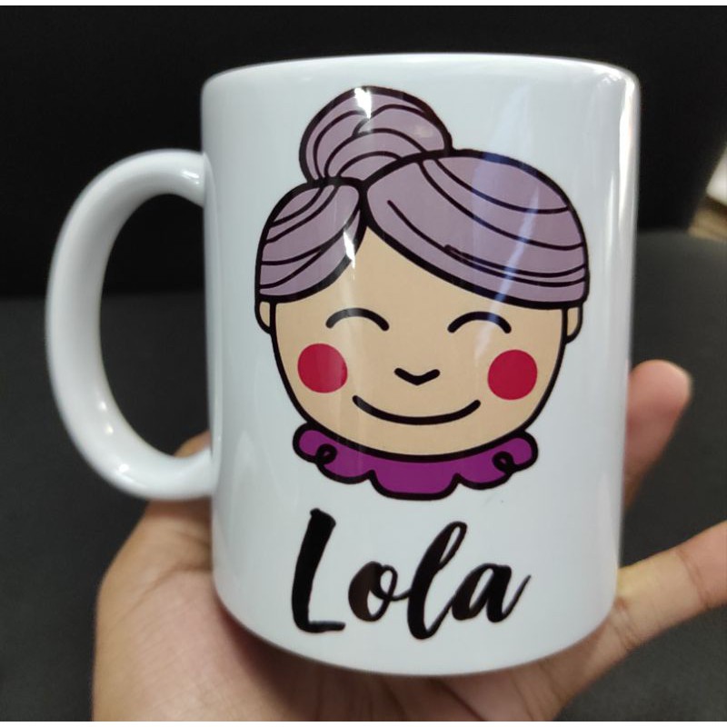 Lolo and Lola Mug with Box Solo Only | Shopee Philippines