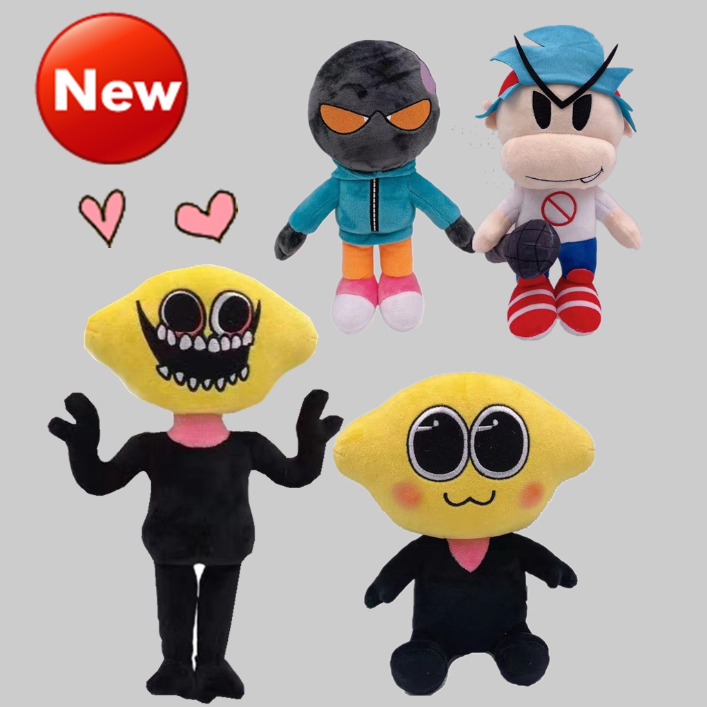 Night Friday Funkin Plush Toy Adorably Soft Fnf Whitty And Boyfriend ...