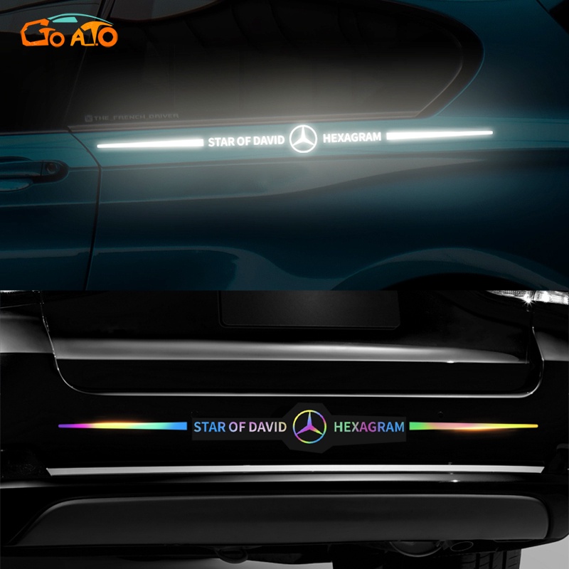 GTIOATO 65CM Car Laser Colorful Reflective Sticker Scratch Decoration ...