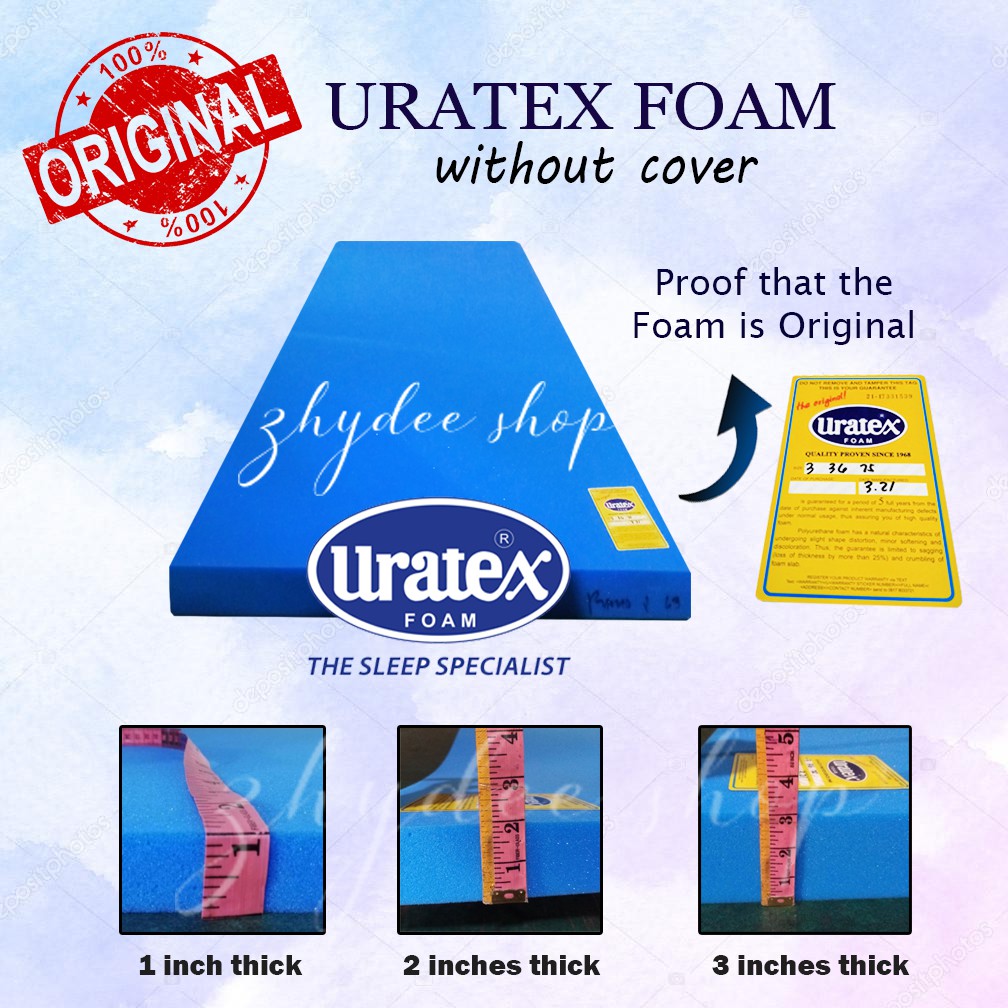 ORIGINAL Uratex Foam Without Cover | Shopee Philippines