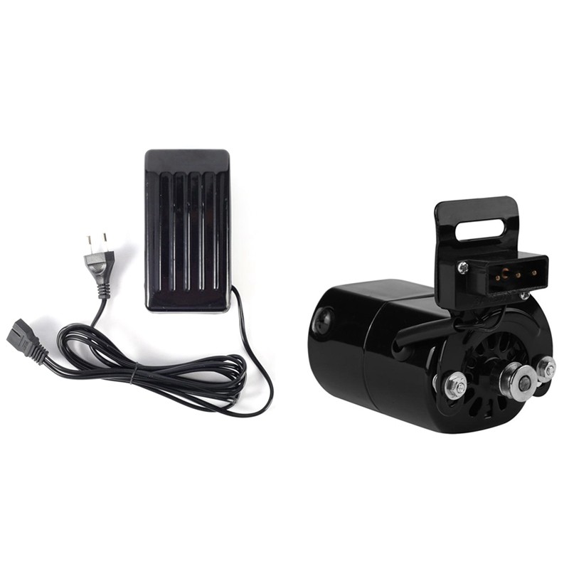 Home Sewing Machine Motor Foot Pedal 220V 180W 0.9A Old Style Electric ...