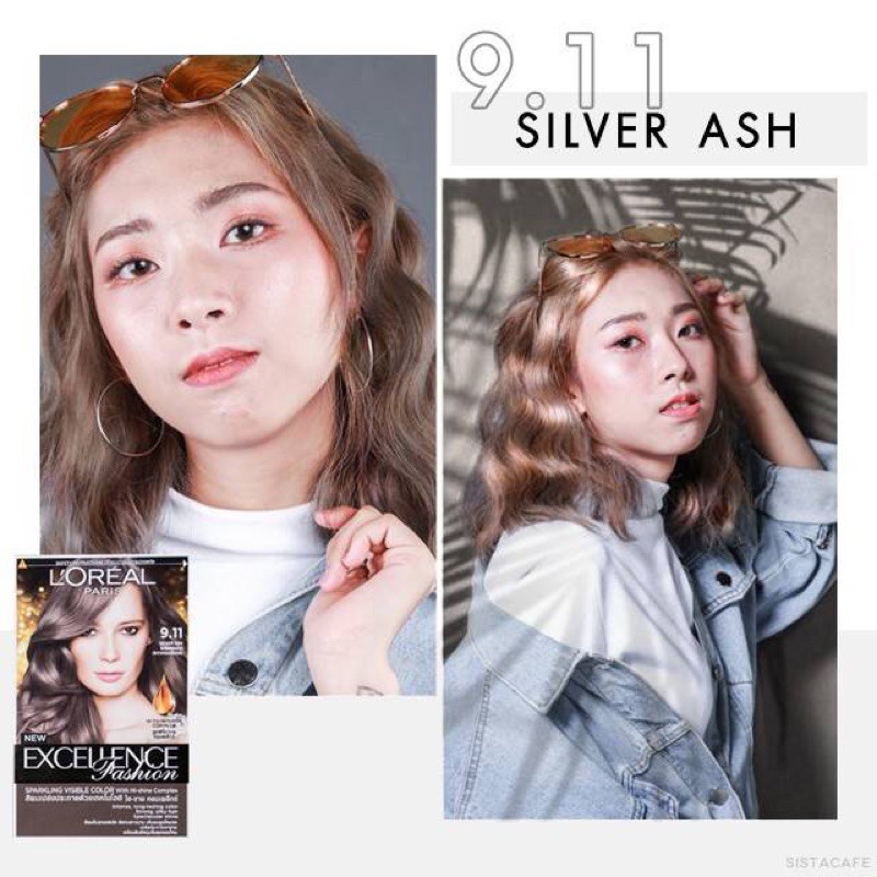 loreal Authentic Loréal Silver Ash Hair Color Permanent Hair Color ...