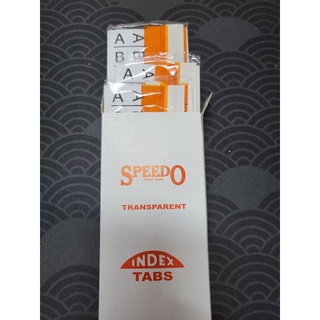 SPEEDO Index Tabs 1 Box of 5 Sets Colorless Clear | Shopee Philippines
