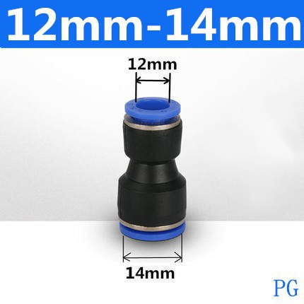 Pneumatic Fitting Hose Quick Connector Pu Pg Water Fittings 4mm 6mm 8mm 10mm Straight Push Into ...