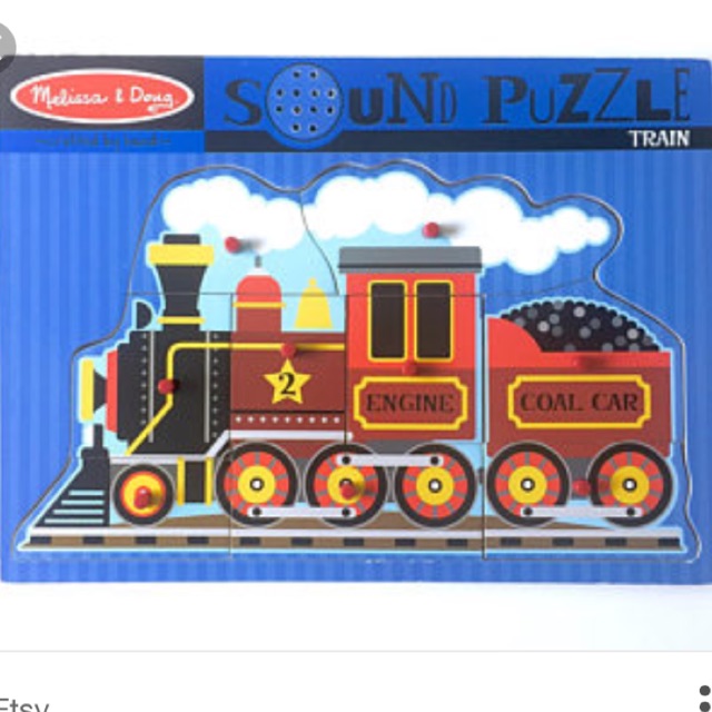 Melissa & doug sound puzzle train | Shopee Philippines