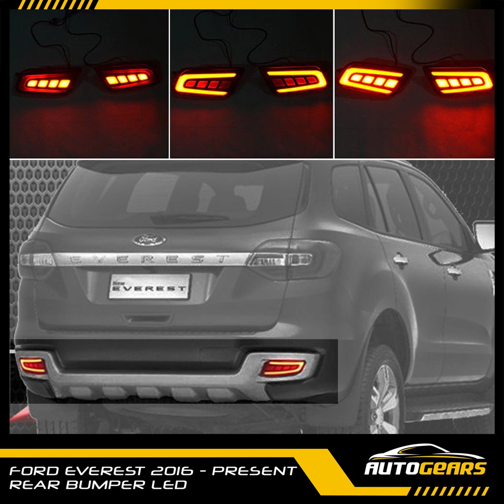 Ford Everest (2016 - 2022) Rear Bumper LED Lights | Shopee Philippines