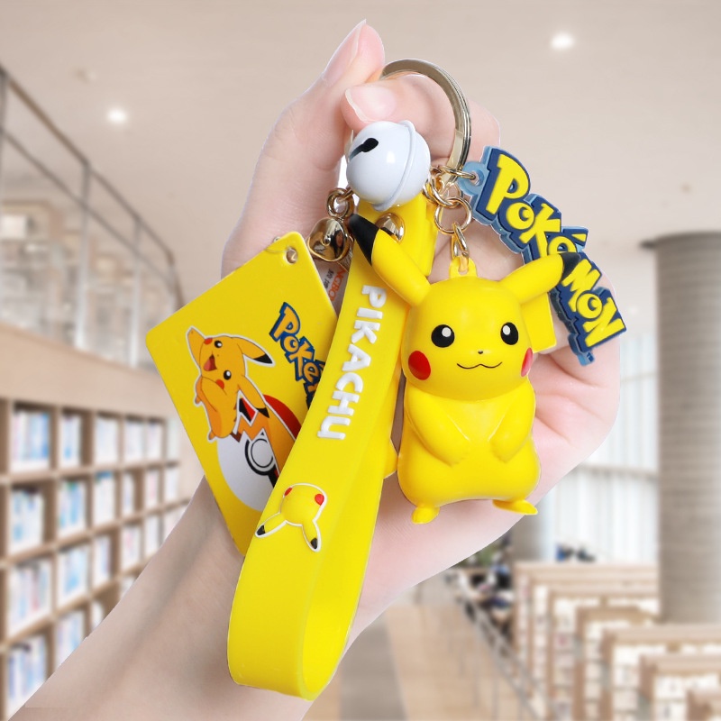 Authentic Pokemon Action Figure Pikachu Keychain PokéMon Keychain ...