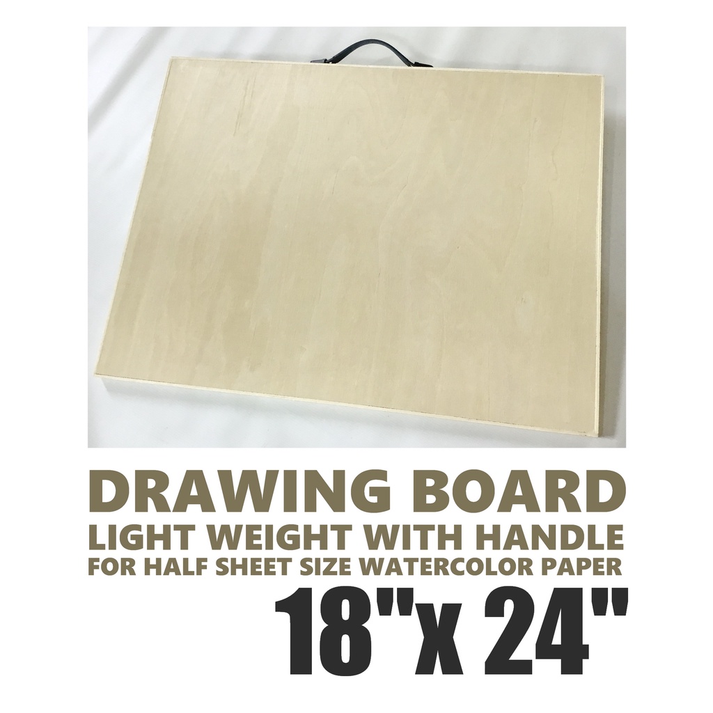 Watercolor Drawing Board (with carrying handle) 18"x 24" in x 3/4"in ...
