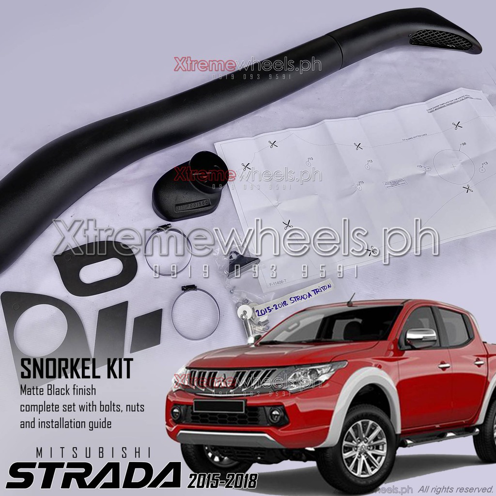 Mitsubishi Strada Triton 2015-2018 Snorkel ( STRADA Accessories ...