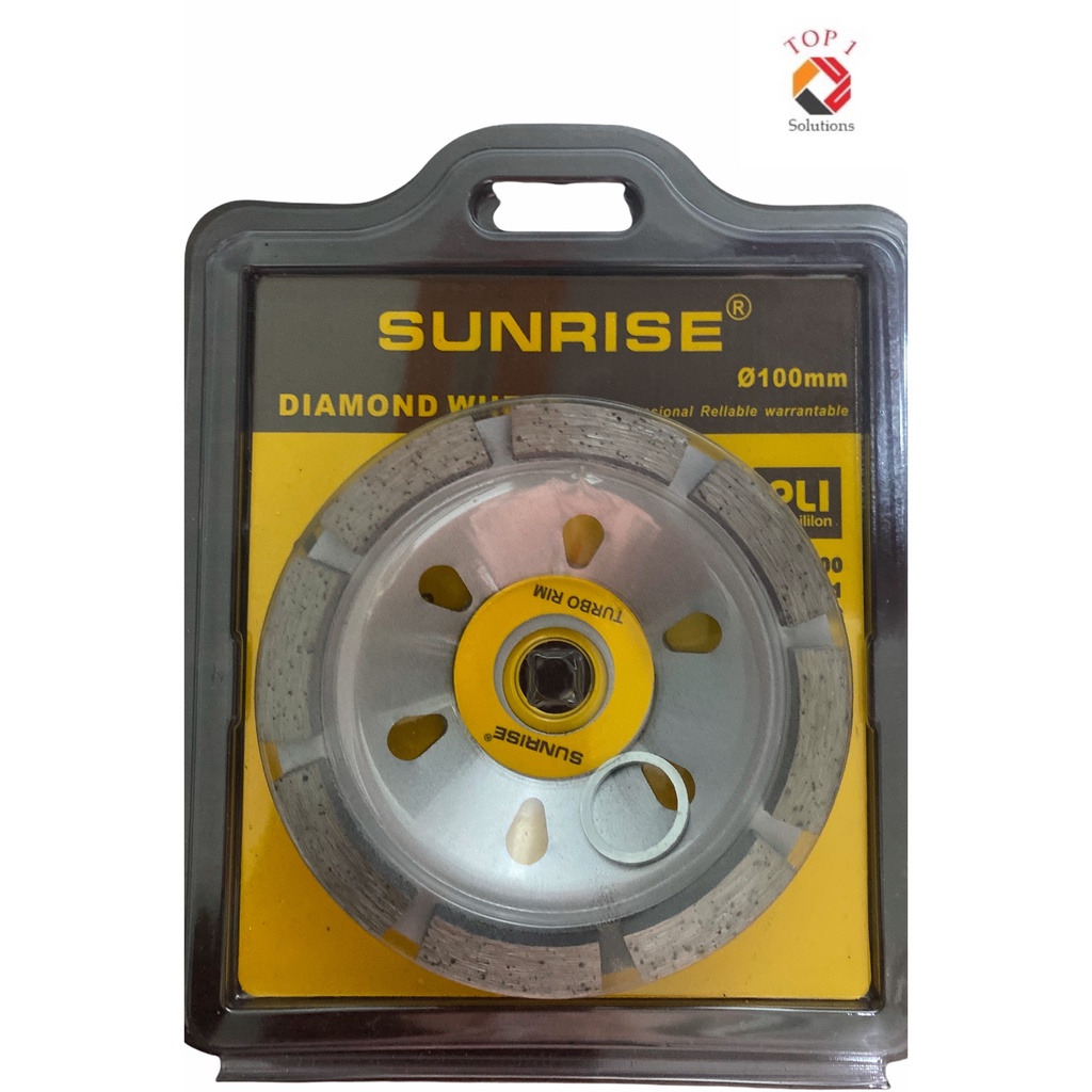 Sunrise Diamond Cup Wheel 4" (SEGMENTED) | Shopee Philippines