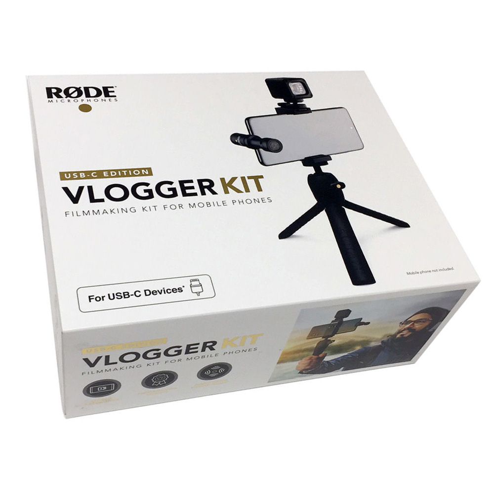 Rode Vlogger Kit USB-C Edition Filmmaking Kit for Mobile Devices w/ USB ...