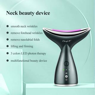 CkeyiN Neck Face Massager Slimming Vibration Led Photon Therapy V Line ...