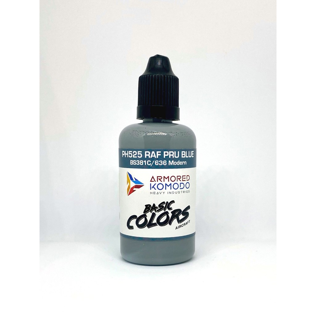 RAF PRU Blue BS381C/636 PH525 50ml Armored Komodo Airbrush Hobby Paint ...