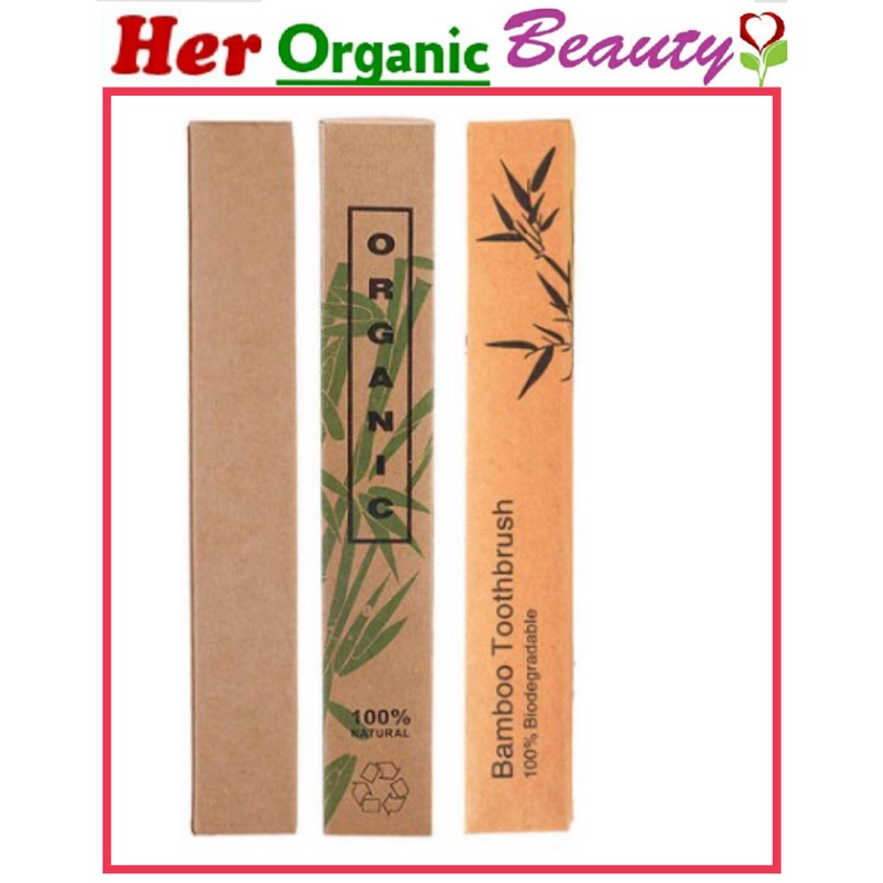 Bamboo Toothbrush Kraft Paper BOX Packaging | Shopee Philippines