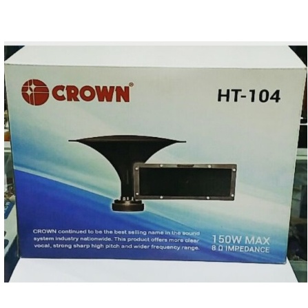 Crown HT-104 150W 8 Ohms 10x4 Inches Horn Audio Sound Tweeter Speaker ...