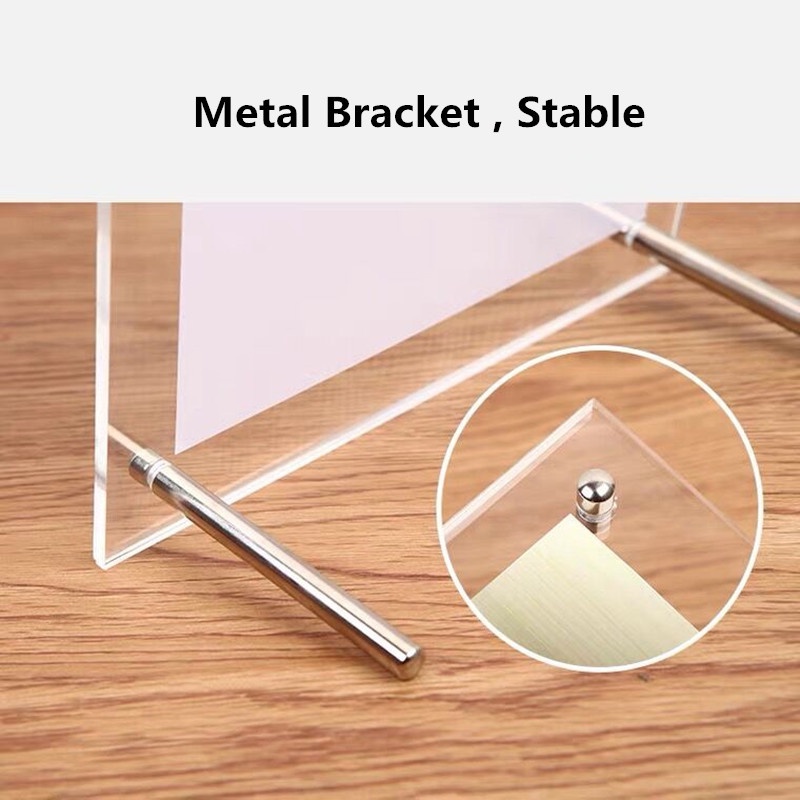 A4 Acrylic Photo Frame Acrylic Display Stand Certificate Document Frame ...