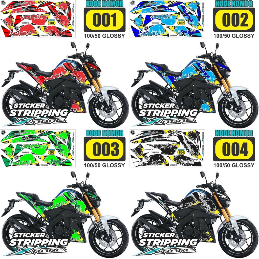 Yamaha Xabre Striping Decal Sticker ARS03 GLOSSY Variation All Ready ...