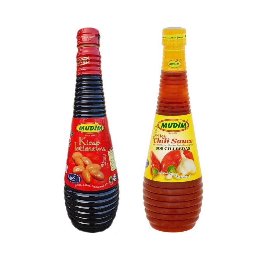 415g / 800g MUDIM Soya Sauce Kicap Istimewa / Hot Chili Sauce Sos Cili ...