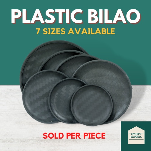 Plastic Bilao Black 9" / 10" / 12" / 14" / 15" / 16" / 18" (7 sizes ...