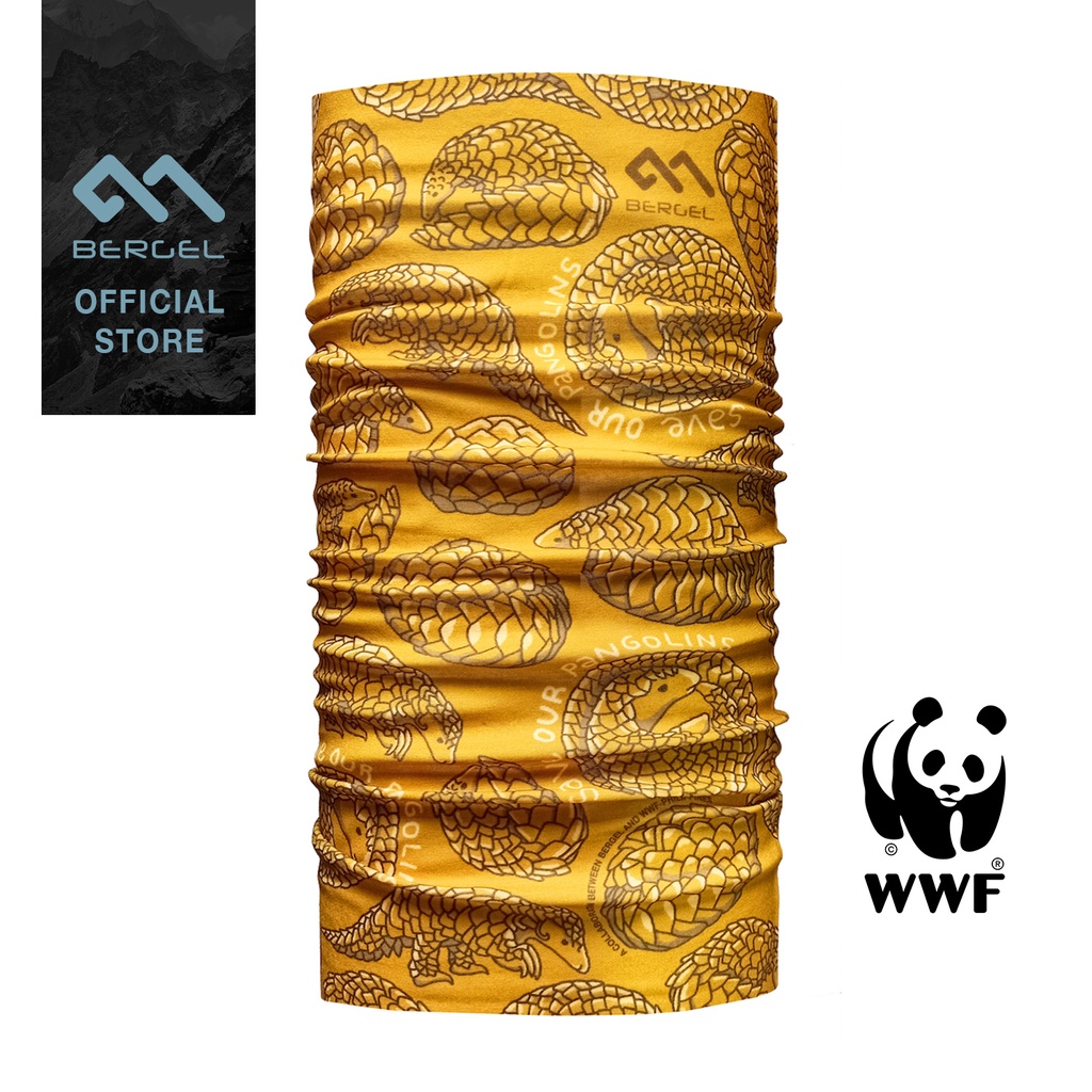 Bergel Pangolin Multifunctional Headwear WWF x Bergel Project Local ...