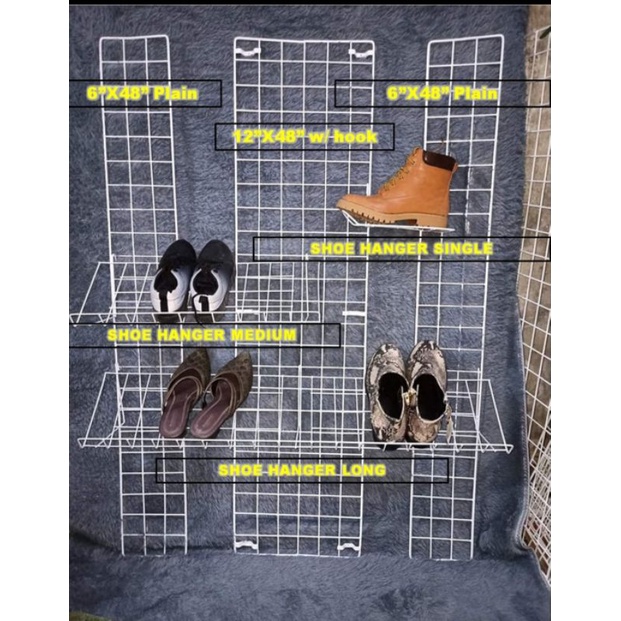 Shoe Hanging Rack Long 36" 5pcs. | Shopee Philippines