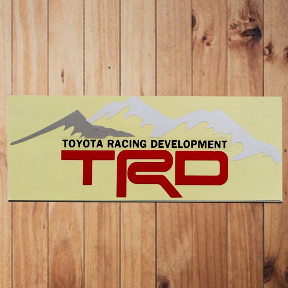 Toyota TRD Toyota Racing Development Sticker | Shopee Philippines