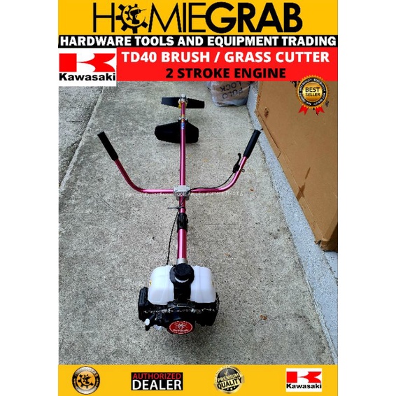 KAWASAKI TD40 GRASS CUTTER 2 STROKE ENGINE / HONDA GX35 GRASS CUTTER ...