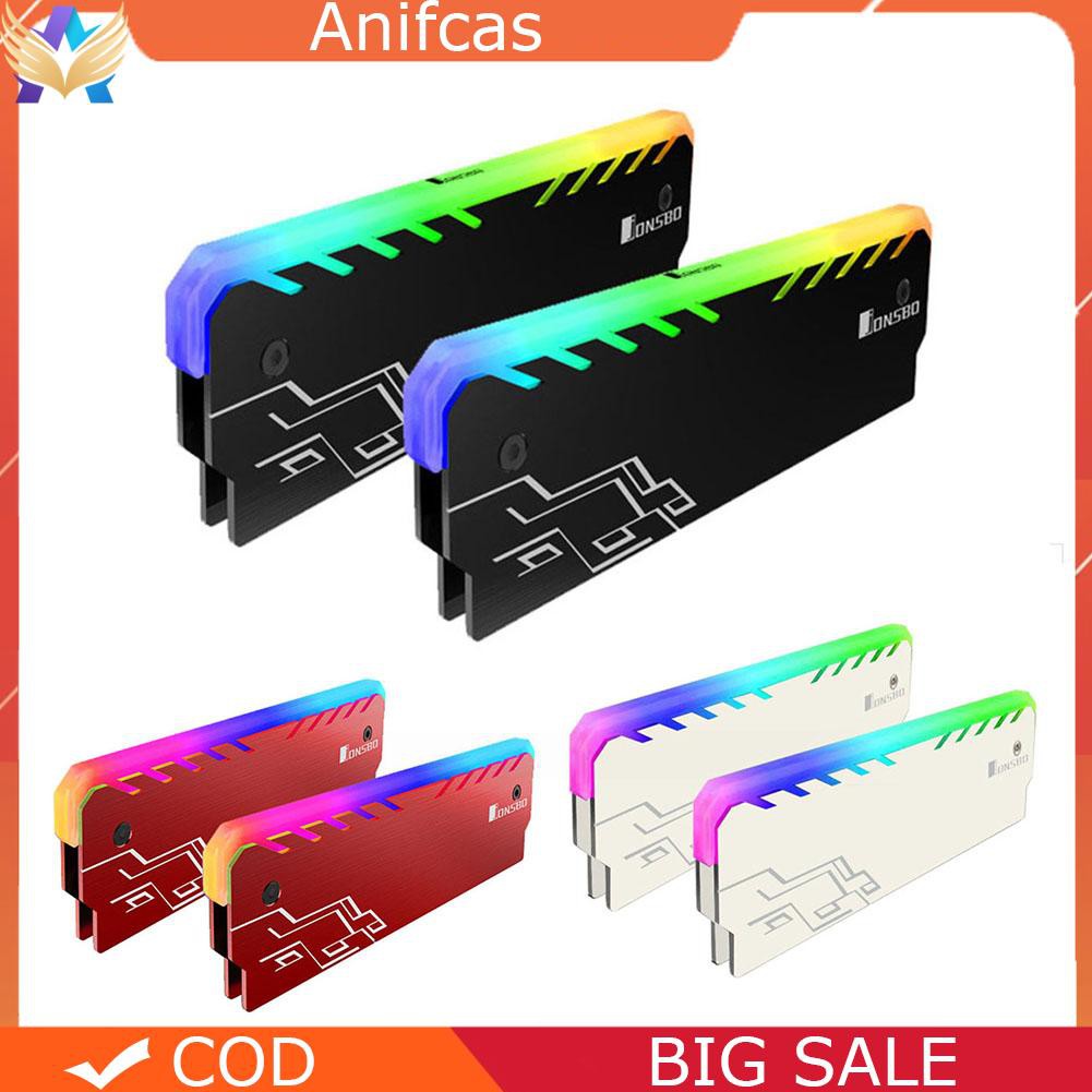 [COD]RGB RAM Heatsink DDR DDR3 DDR4 Memory Heat Spreader Cooler for ...