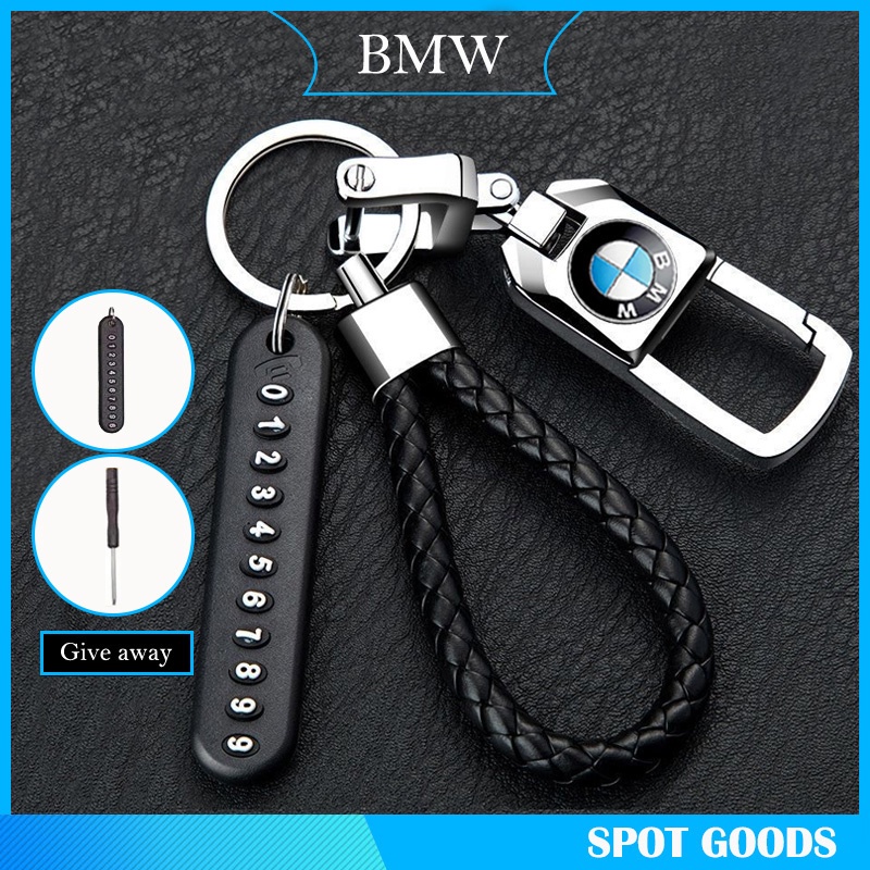 Bmw Car Logo Keychain Creative Car Key Chain Alloy Metal Keyring ...
