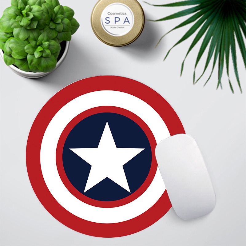 Korean cartoon 20*0.2cm mouse pad sublimation printing round mouse pad ... Korean cartoon 20*0.2cm mouse pad sublimation printing round mouse pad ...