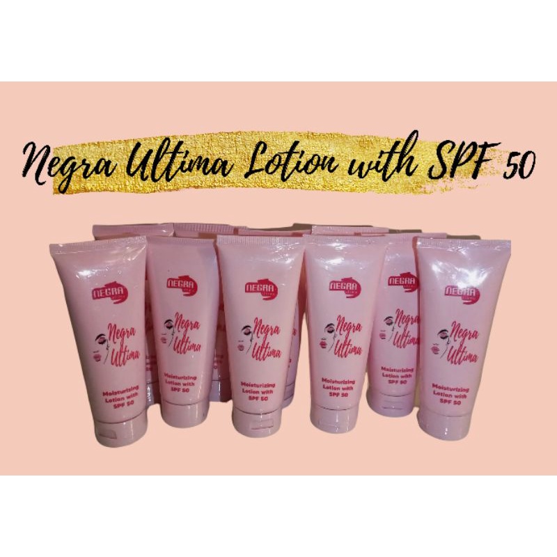 Negra Ultima Lotion With SPF 50 (STOCKIST) | Shopee Philippines
