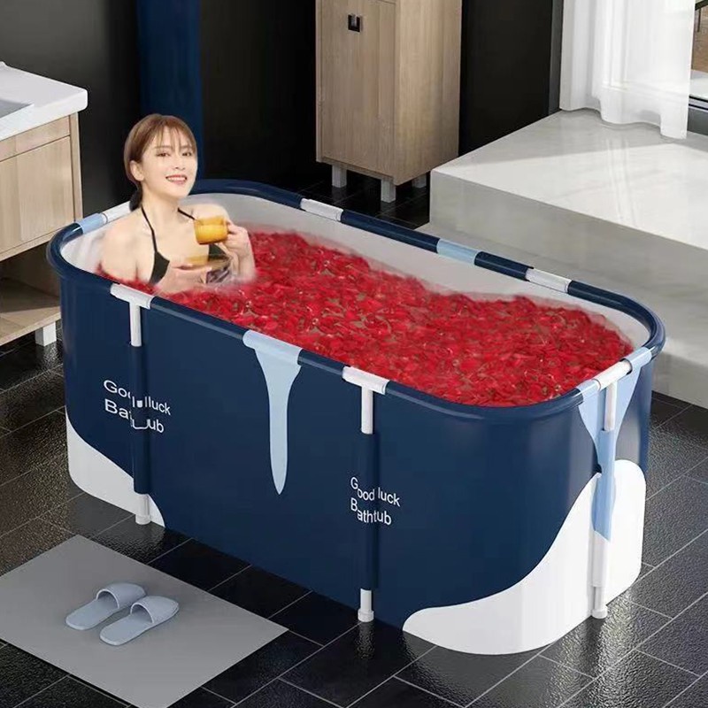 Portable Folding Bathtub Water Tub Indoor Outdoor Room Adult Spa Bath ...