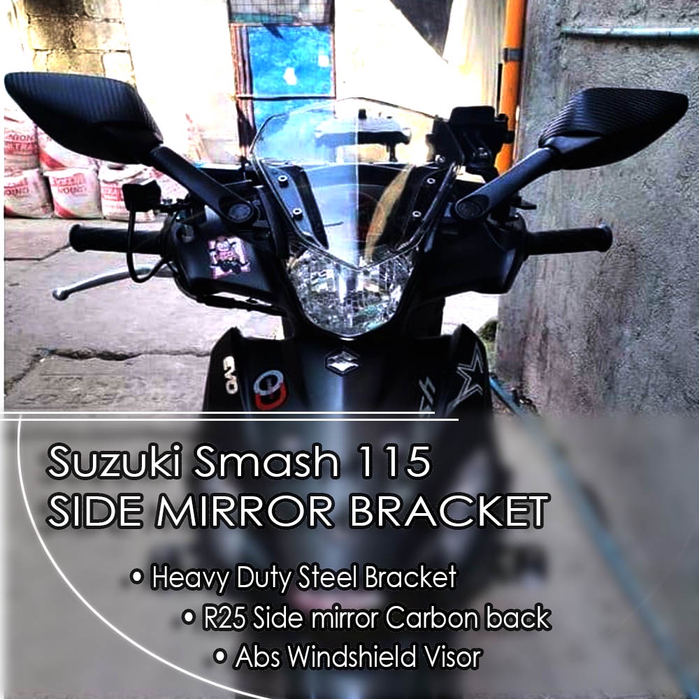 Suzuki Smash Side mirror Bracket Disk & Drum type | Shopee Philippines