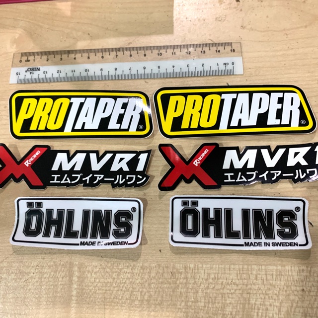 OHLINS/MVR1/PROTAPER STICKER | Shopee Philippines