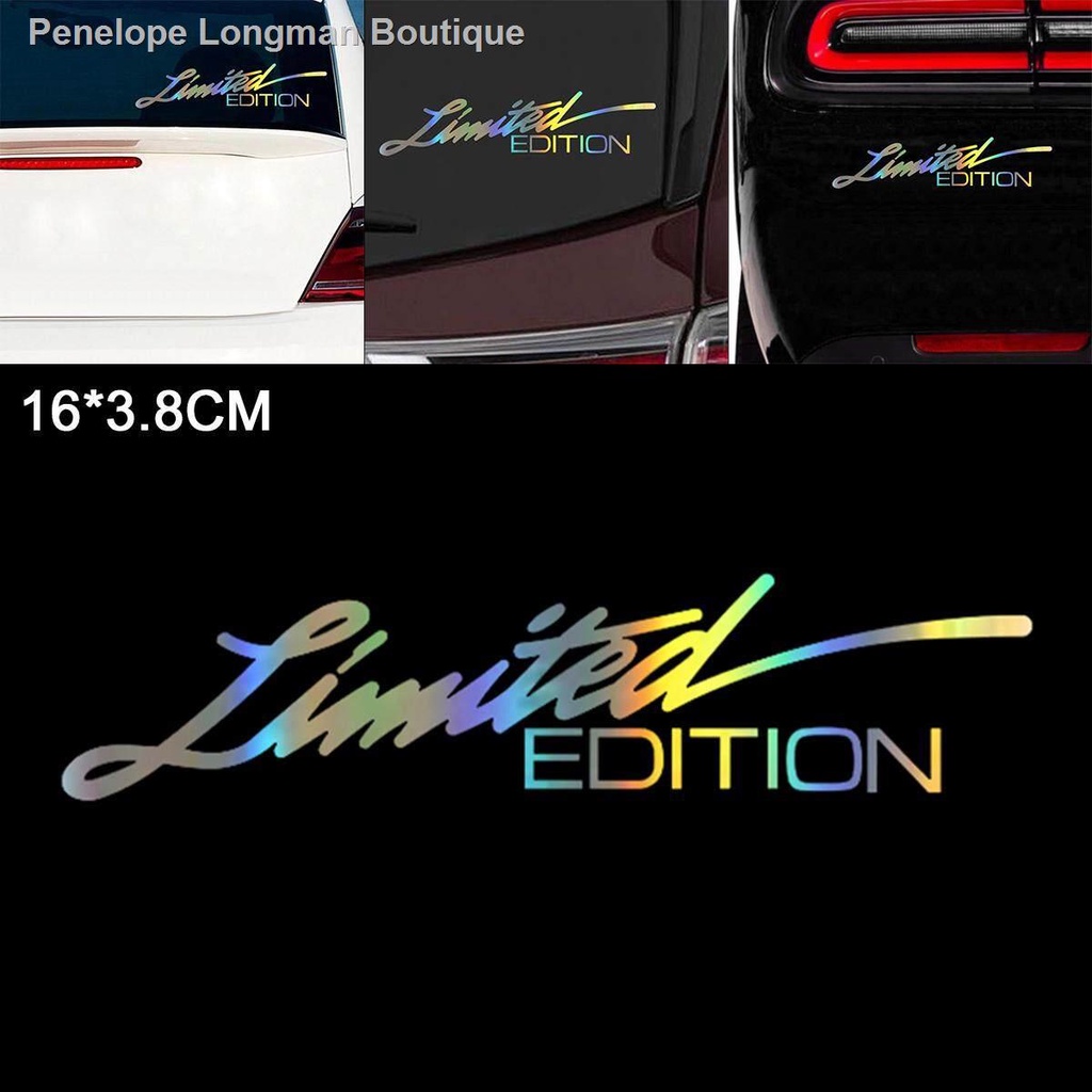 Colorful Car Decals Creative Vinyl Car Sticker Letter LIMITED EDITION ...
